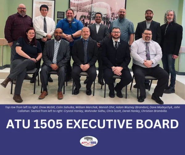 ATU1505 Installs new Executive Board of 2023! | Amalgamated Transit ...
