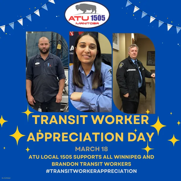 Transit Worker Appreciation Day 2024 | Amalgamated Transit Union Local ...